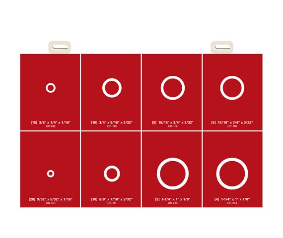 O-Ring Buna N Assort 72 Piece