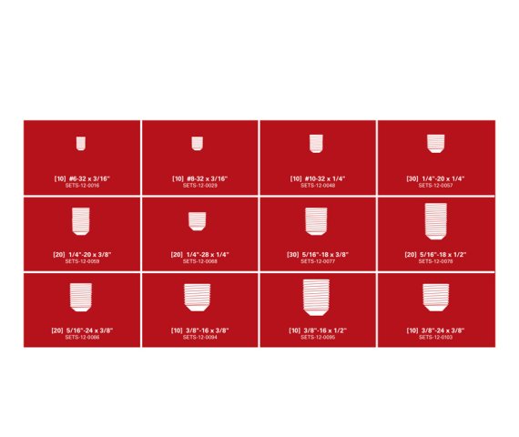 Set Screw Assortment SS 200pc
