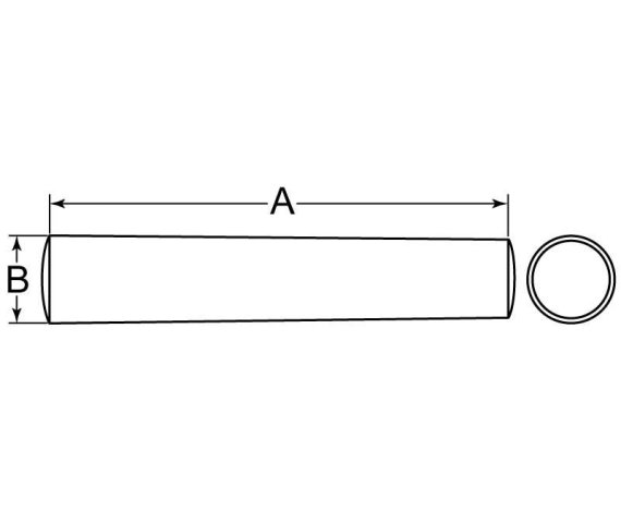 Taper Pin #3 x 3/4 Carbon Steel ASME B18.8.2