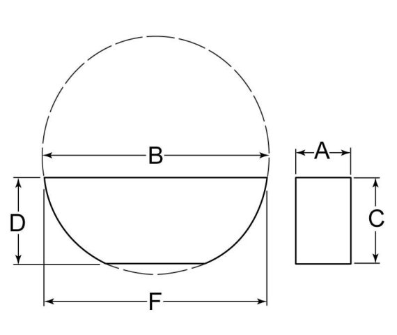 Woodruff Machine Key 3/32 x 1/2 Alloy Steel