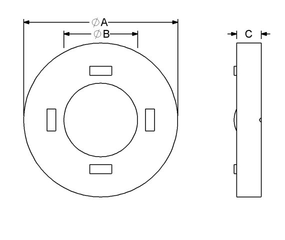 Indicating Flat Washers 3/4 in ASTM F959 A325 Plain
