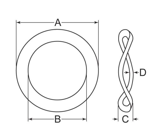Wave Washer 3.917 x 3.047 x .042 PL