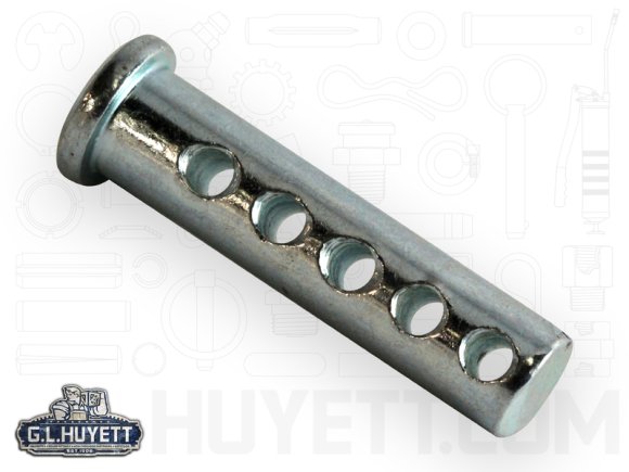 Clevis Pin Universal 3/8 x 1-1/2 Low Carbon Steel Zinc Clear