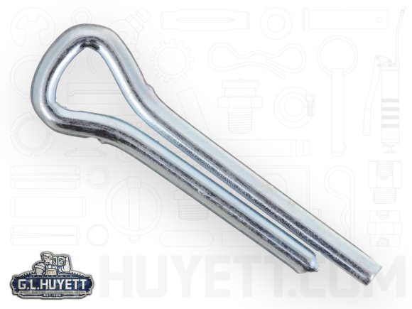 Cotter Pin 3/16 x 3/4 Carbon Steel Zinc Clear