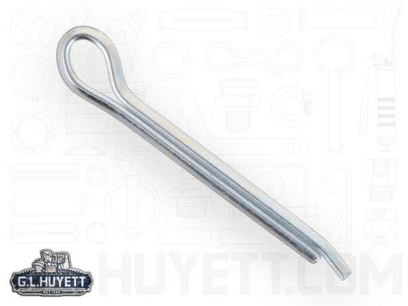 Cotter Pin Hammerlock 3/16 x 1-3/4 Carbon Steel Zinc Clear