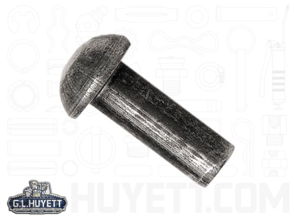 Button Head Rivet 1/4" x 3" PL