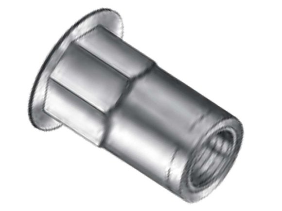 AVK Threaded Insert Hex AH 1/4-20 x 165 Aluminum Open End
