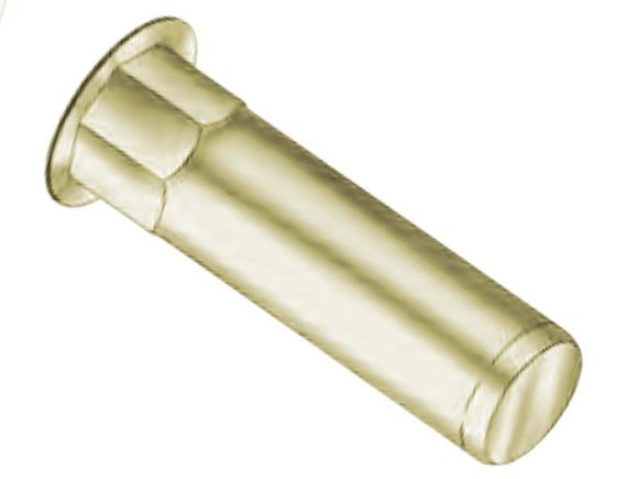 AVK Threaded Insert Hex AH 5/16"-18 x 312 ZY Triv Closed End