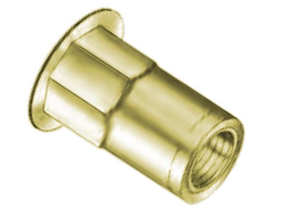 AVK Threaded Insert Hex AH #6-32 x 80 ZY Triv Open End