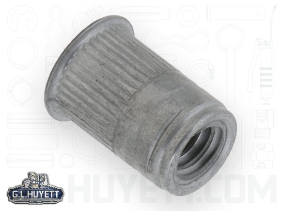 AVK Threaded Insert Knurled AK 1/4-20 x 165 Alum Open End