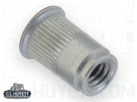 AVK Threaded Insert Knurled AK #8-32 x 80 ZC Triv Open End