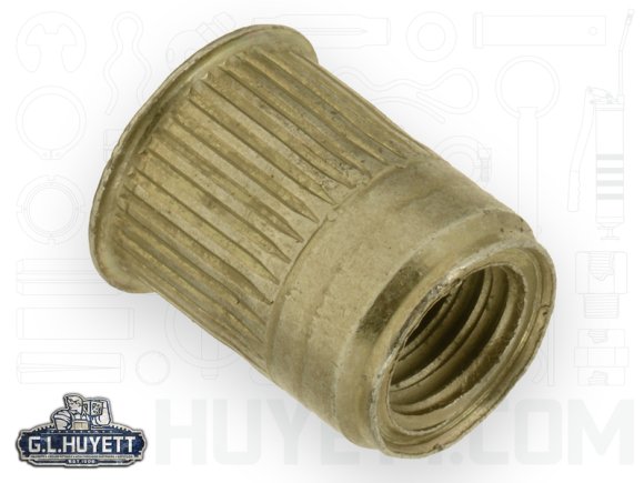 AVK Threaded Insert Knurled AK 3/8-16 x 150 ZY Triv Open End