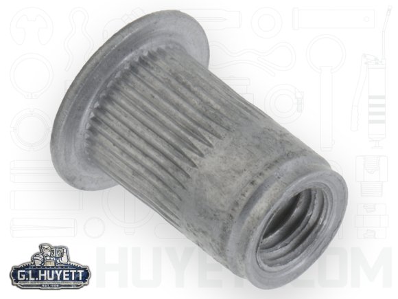 AVK Threaded Insert Knurled AL #10-32 x 130 Alum Open End