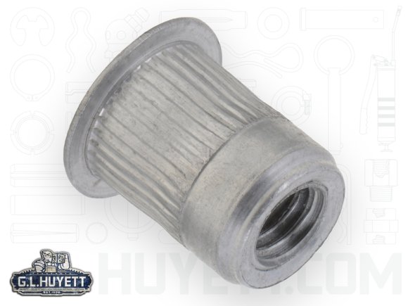 AVK Threaded Insert Knurled AL 5/16-18 x 150 Alum Open End