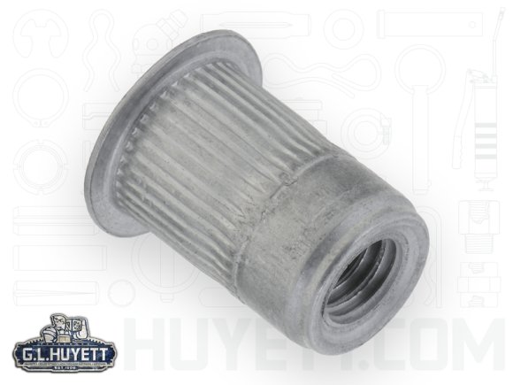 AVK Threaded Insert Knurled AL 5/16-18 x 312 Alum Open End
