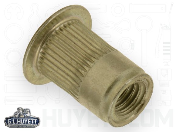 AVK Threaded Insert Knurled AL #10-32 x 130 ZY Triv OE