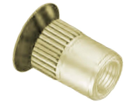 AVK Threaded Insert Knurled AL 1/4-20 x 260 ZY Triv OE SH
