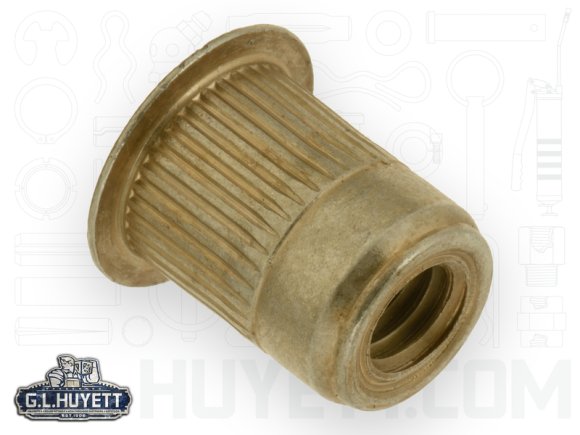 AVK Threaded Insert Knurled AL 5/16-18 x 150 ZY Triv OE
