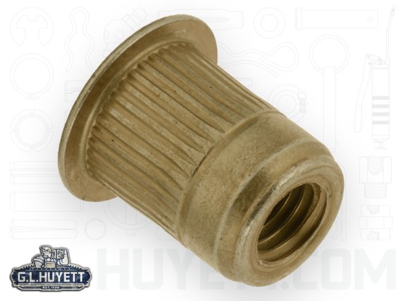 AVK Threaded Insert Knurled AL M8-1.25 x 3.8 ZY Triv OE