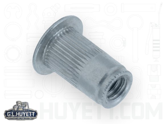 AVK Threaded Insert Knurled AL #8-32 x 130 ZY Triv Open End
