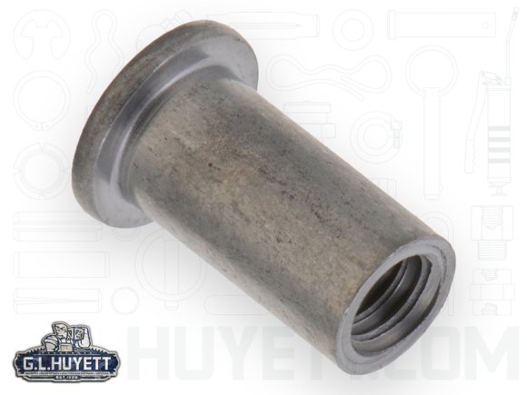 AVK Rivet Nut Threaded Insert RN 1/4-20 x 80 SS Open End