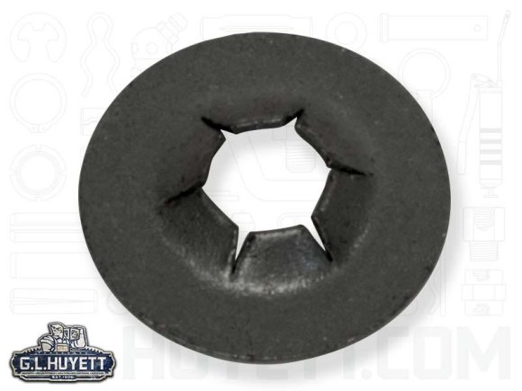 Tinnerman Push-On (PS) Stud Size 1/16- 6 Prongs Phos + Oil