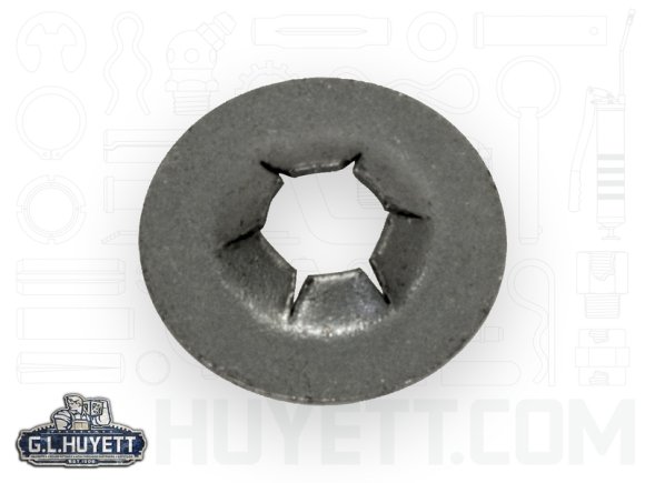 Tinnerman Push-On (PS) Stud Size 1/8- 6 Prongs Zinc Mech Min