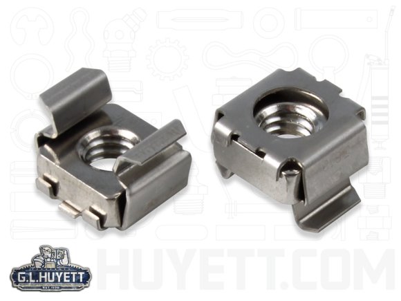 Cage Nut M6-1 SS PL