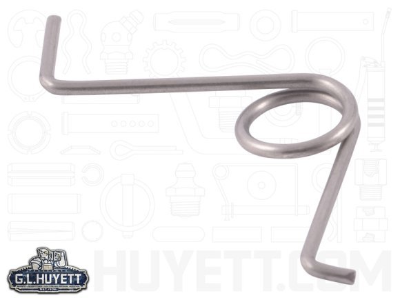 Leg Spring .039 x .725 x .811 SS302 PL