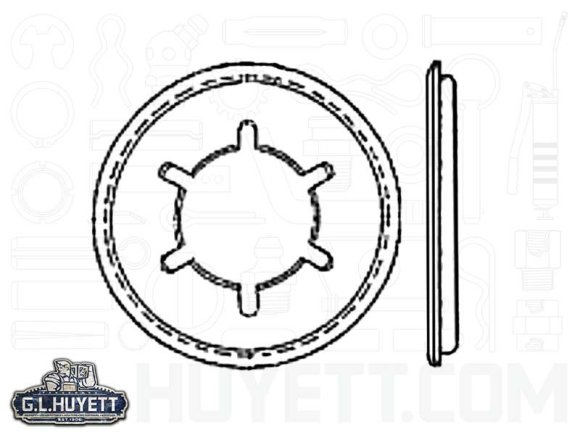 Speed Nut Insert Type ScrSz 5/8 Large P.O