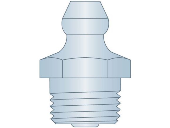 Grease Fitting Zerk 1/8-27 PTF Steel ZC Triv No Ball