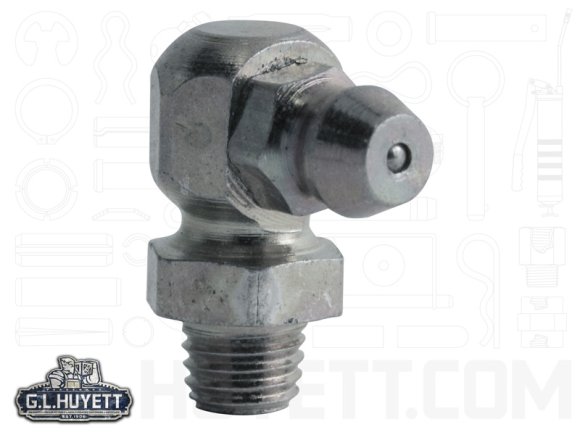 Grease Fitting Thread Forming 1/4-28 90D Steel ZC Triv