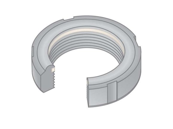 Bearing Retaining Lock Nut 2.751"-18 Bearhug Self-Locking Alloy Steel ...