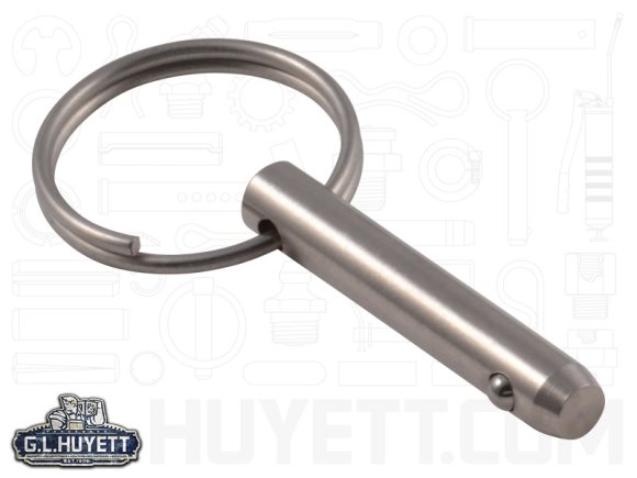 Detent Pin 1/4 x 1.000 (1) 300 Series Stainless Steel Plain