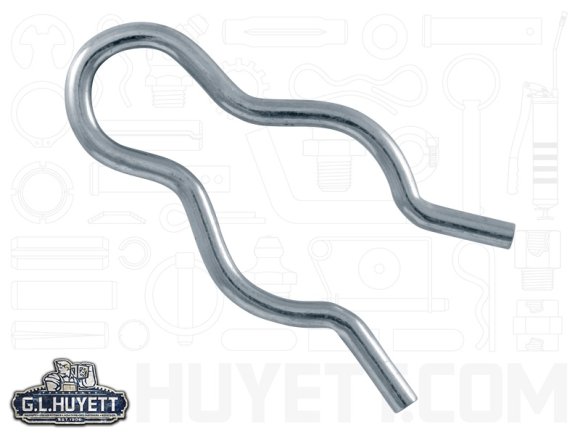 Hitch Hairpin Cotter Clip 1/8 x 2-1/16 MB Spring Wire ZC