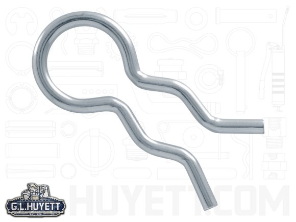 Hitch Hairpin Cotter Clip 3/16 x 2-7/8 MB Spring Wire ZC
