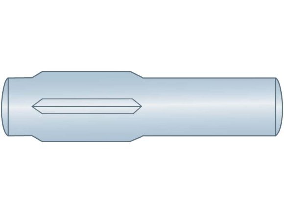 Groove Pin 5/16 x 1 Type H Low Carbon Steel Zinc Clear
