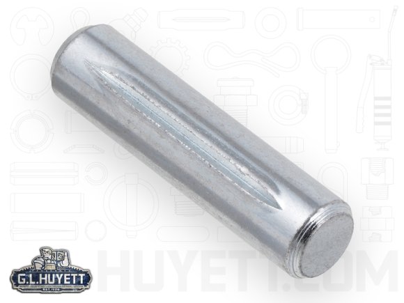 Groove Pin 5/16 x 1-1/2 Type U Low Carbon Steel Zinc Clear