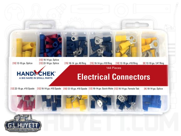 Electrical Connector Assortment 144 Piece