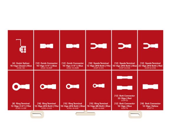 Electrical Connector Assortment 144 Piece