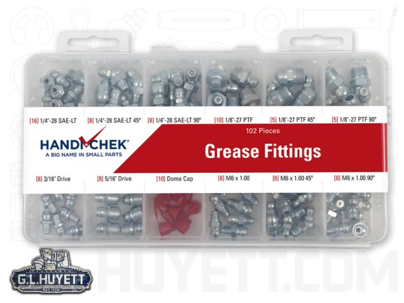 Grease Fittings Assort 102 Pieces