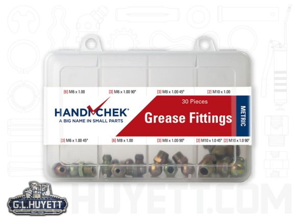Metric Grease Fitting Assort 32 Piece