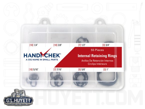 Retaining Ring Internal Assort 55 Piece
