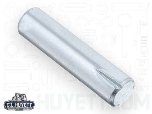 Groove Pin 1/2 x 2 Type C Low Carbon Steel Zinc Clear