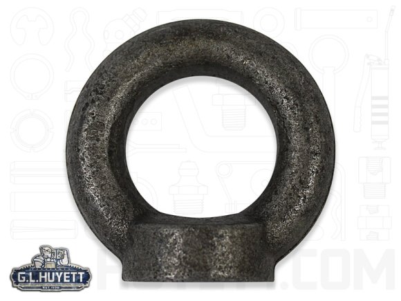 Lifting Eye Nut, M20-2.5, 1015 Steel, Self Colored