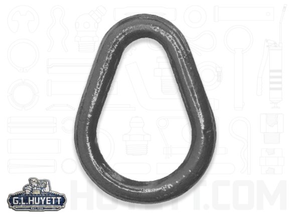 Master Link, 3/8, Weldless-Pear Shaped, Hot Dipped Galv