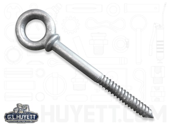 Screw Eye Bolt SP 5/8 Lag x 8-1/4 CS HDG