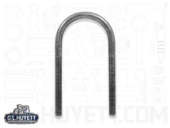 U-Bolt, 3/8-16 X 2.5 IH X 1.5 IW