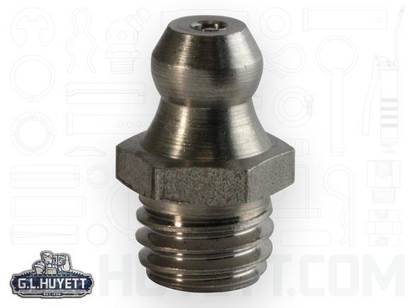 Grease Fitting Zerk M8x1.25 Taper Thread Stainless Steel PV