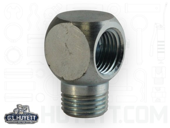 Grease Fitting Elbow 1/8-27PTFx1/8-27PTF 90 Deg CS ZC